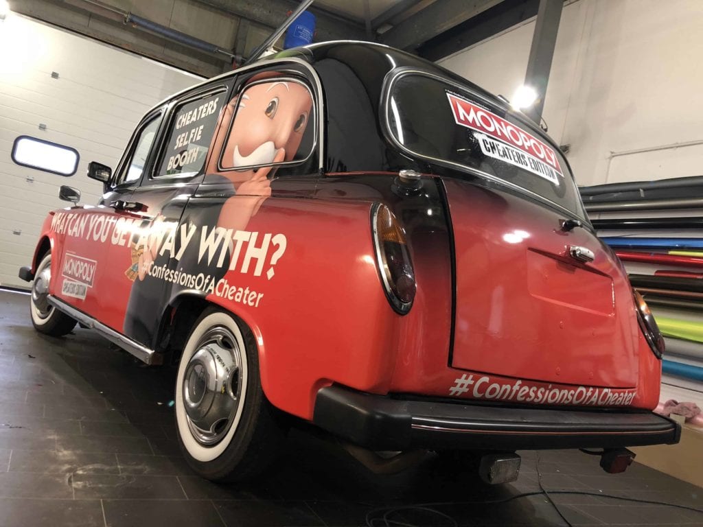 Taxi Wraps & Graphics, Taxi Sign, Design and Ads by Wrap UK